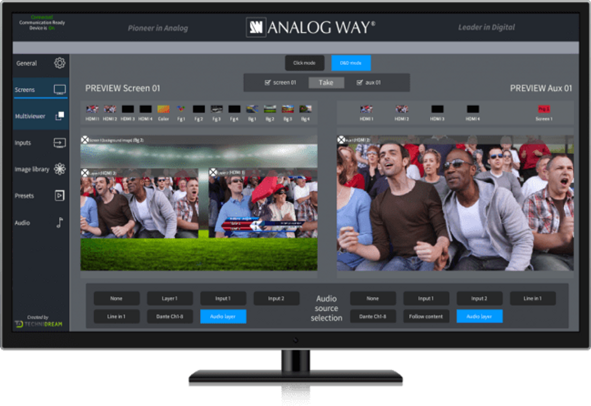 Crestron driver og Smart Graphics for Midra 4K - Viratech